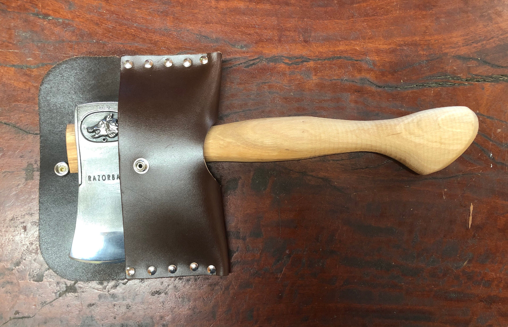 Hatchet Belt Mountable Sheath BROWN – Sneddens Fencing Products