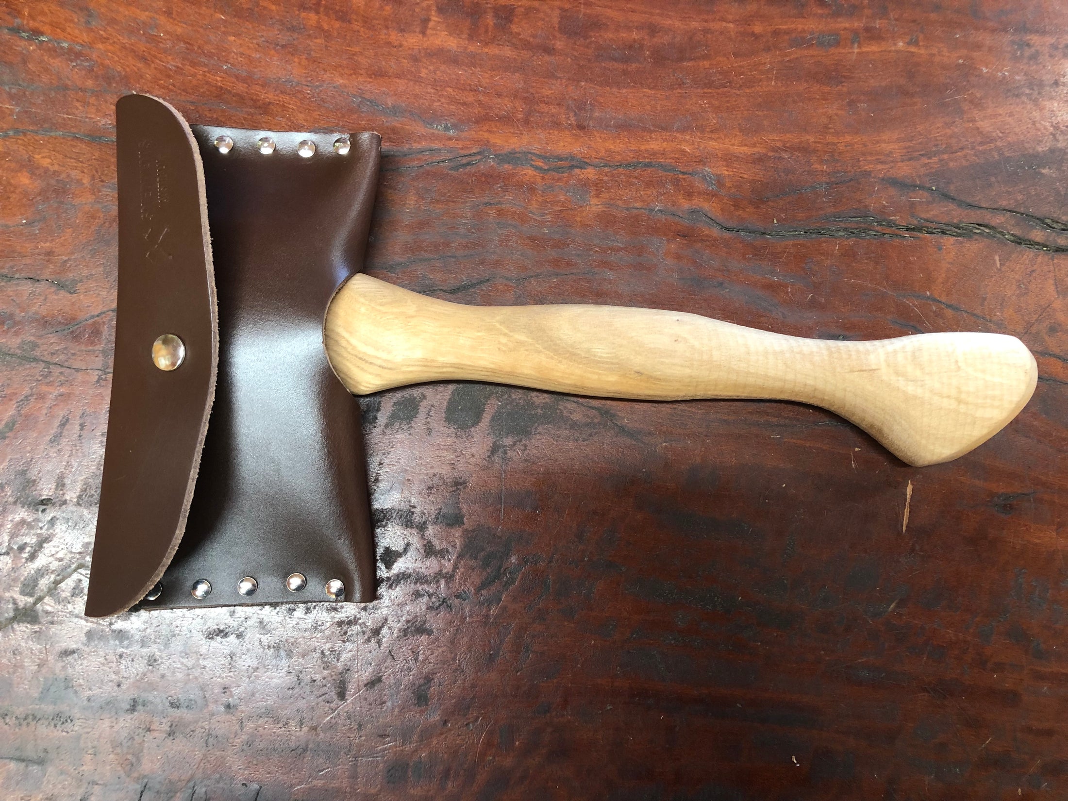 Hatchet Belt Mountable Sheath BROWN – Sneddens Fencing Products